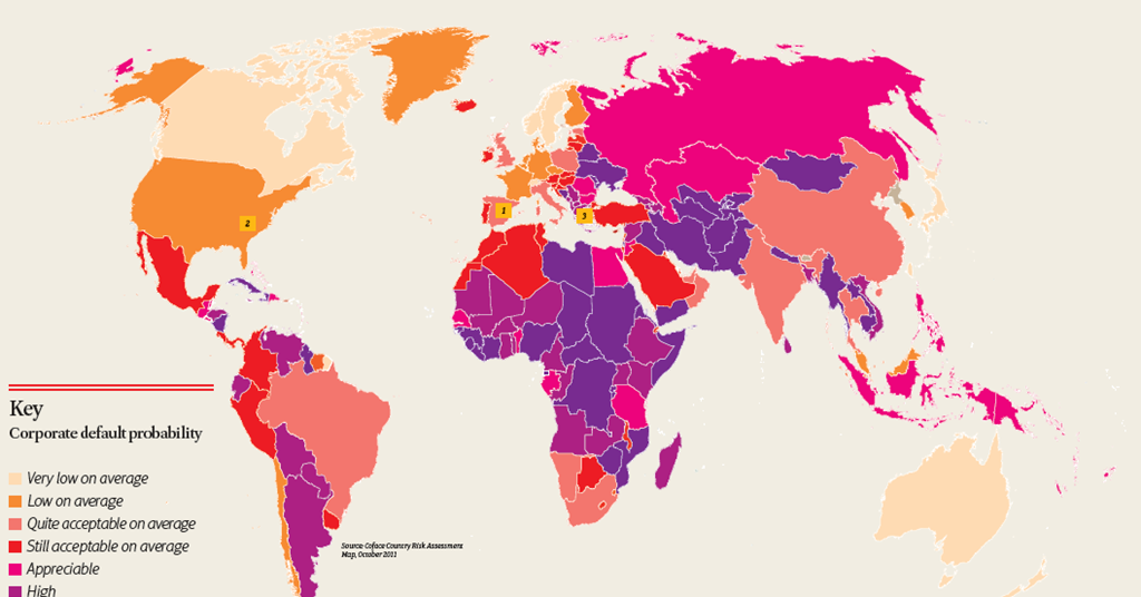 Risk Atlas: Economic risks | Risk Map | StrategicRISK Global