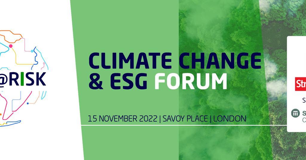 World@RISK: ESG & climate Change Forum 2022 - new speakers announced ...