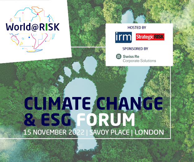 World@RISK: ESG & climate Change Forum 2022 - new speakers announced ...