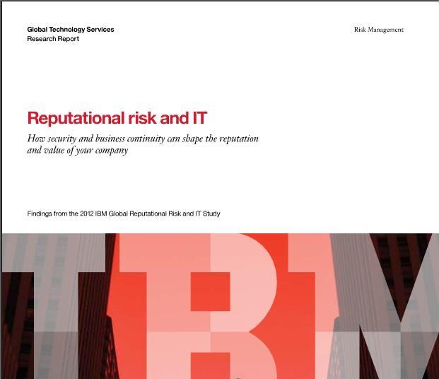 IBM Reputational risk study | HTML Content | Strategic Risk Global
