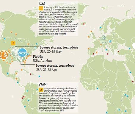 Risk Atlas: Natural Catastrophe | Risk Map | StrategicRISK Global