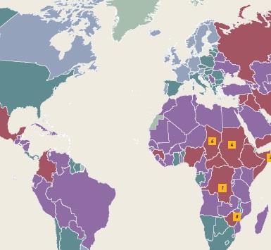 Risk Atlas: Human Rights | Risk Map | StrategicRISK Global