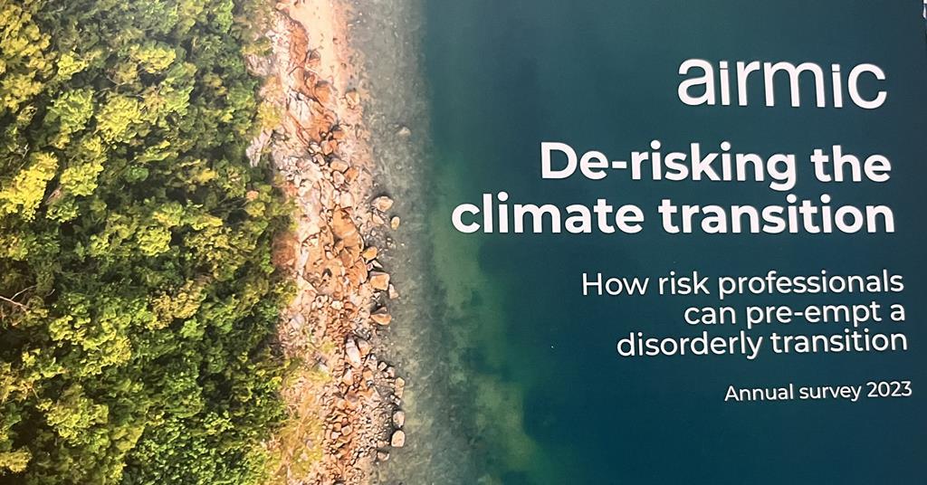 Airmic 2023: De-risking the climate transition | Analysis ...