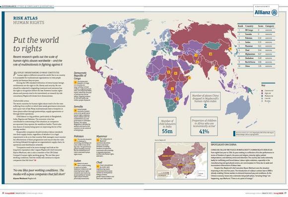 Risk Atlas: Human Rights | Graphics | StrategicRISK Global